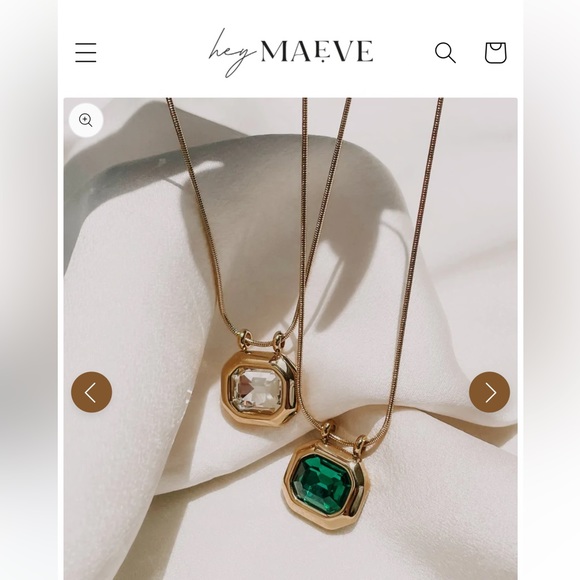 HEY MAEVE | Jewelry | Heymaeve Helena Necklace Hey Maeve | Poshmark